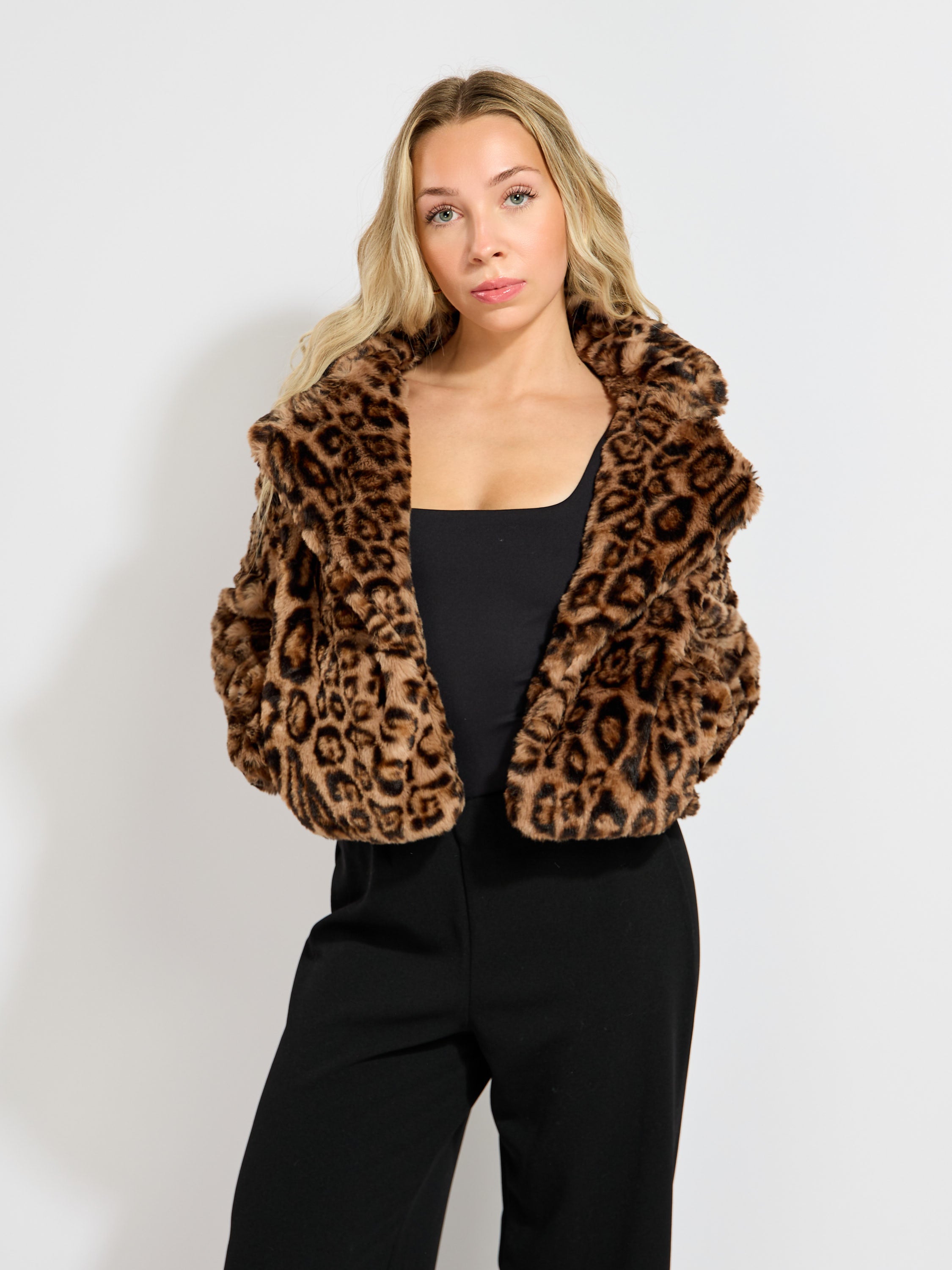 Jerry Leo Leopard Cropped Jacket – Pseudio